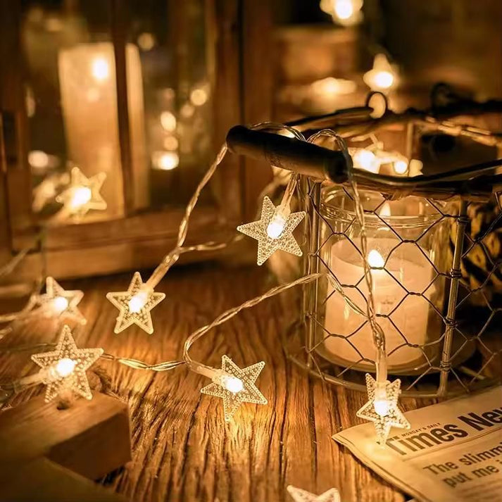 Serial String Star Lights for Decoration – Mode Monkes